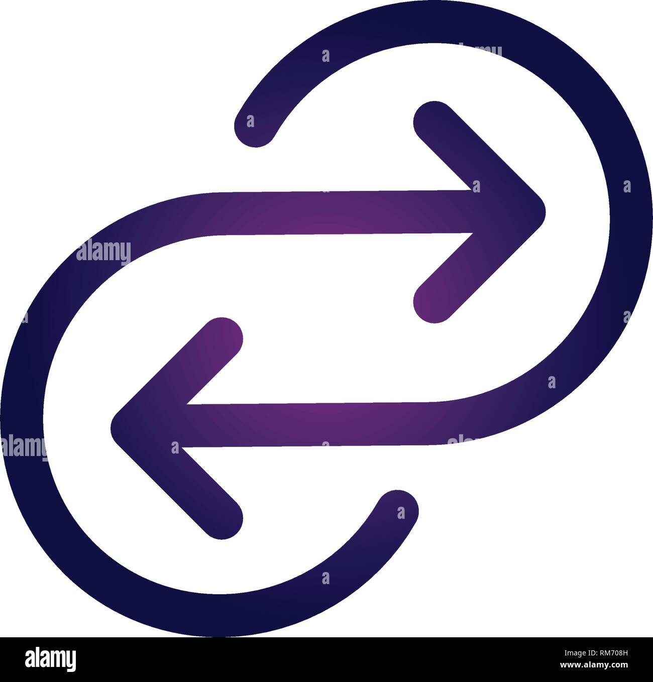 Pfeil im logo Ausgeschnittene Stockfotos und -bilder - Alamy