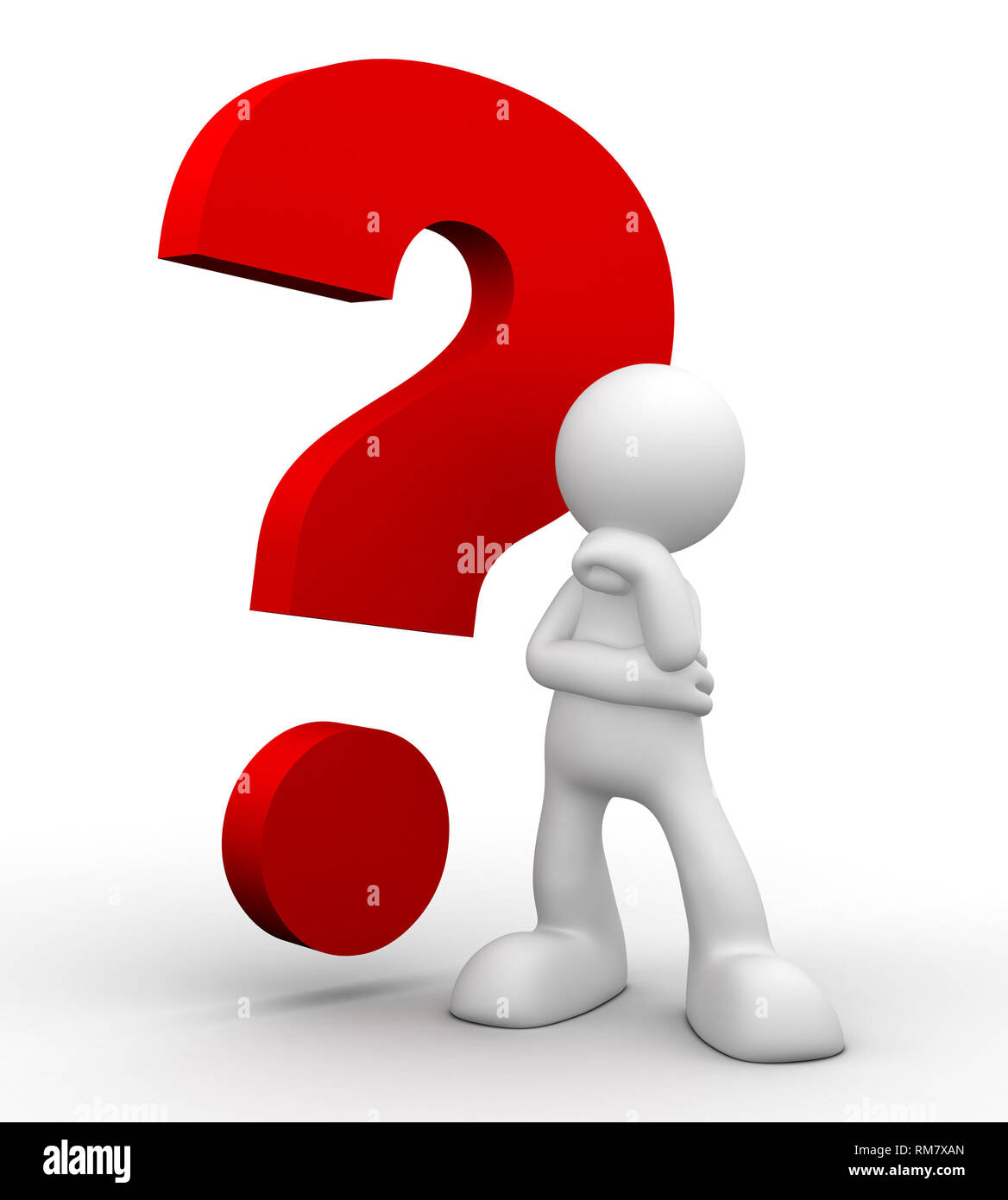 3d männchen mit fragezeichen -Fotos und -Bildmaterial in hoher ...