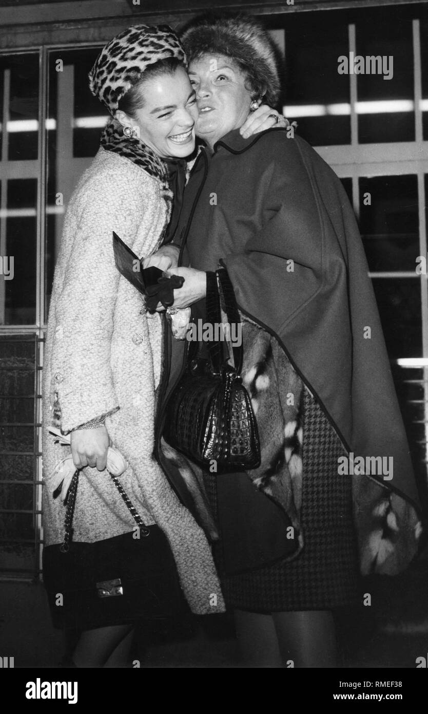 Romy Schneider Magda Schneider Actress Stockfotos und -bilder Kaufen ...