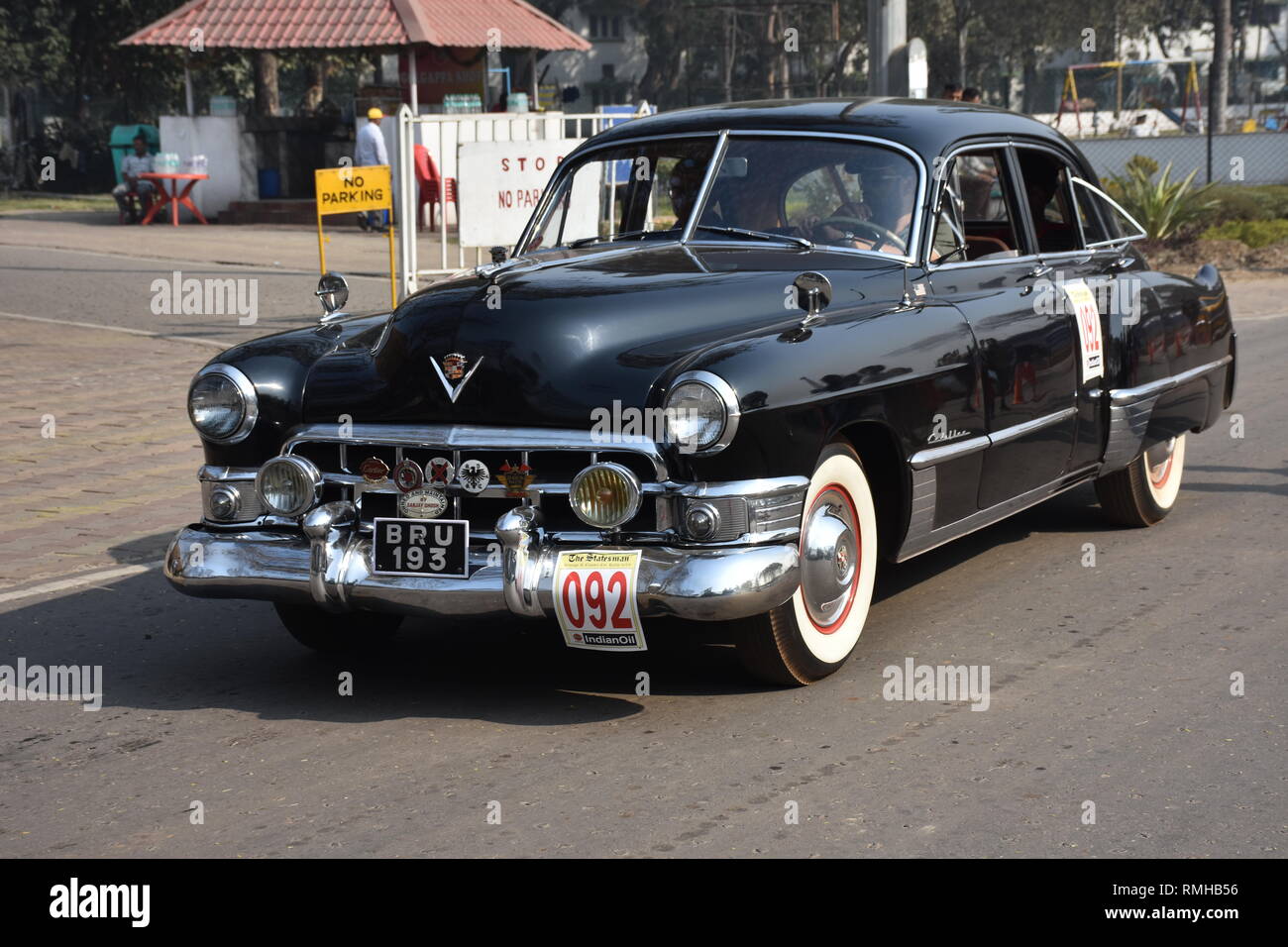 1950 Cadillac V8 Auto mit 39.22 hp und 8 Zylinder Motor, BRU 193 Indien ...