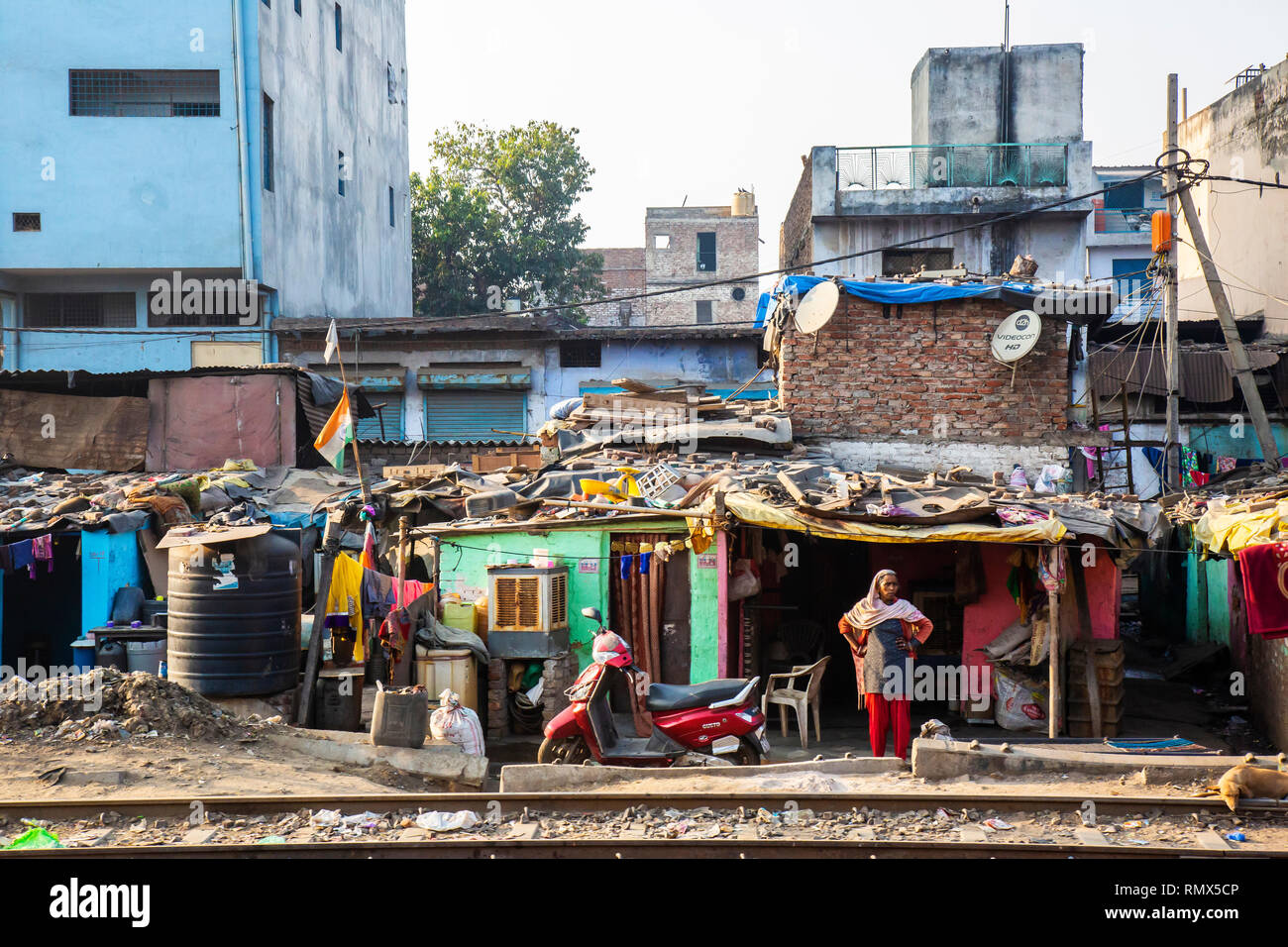 Indian Slums Stockfotos & Indian Slums Bilder - Alamy