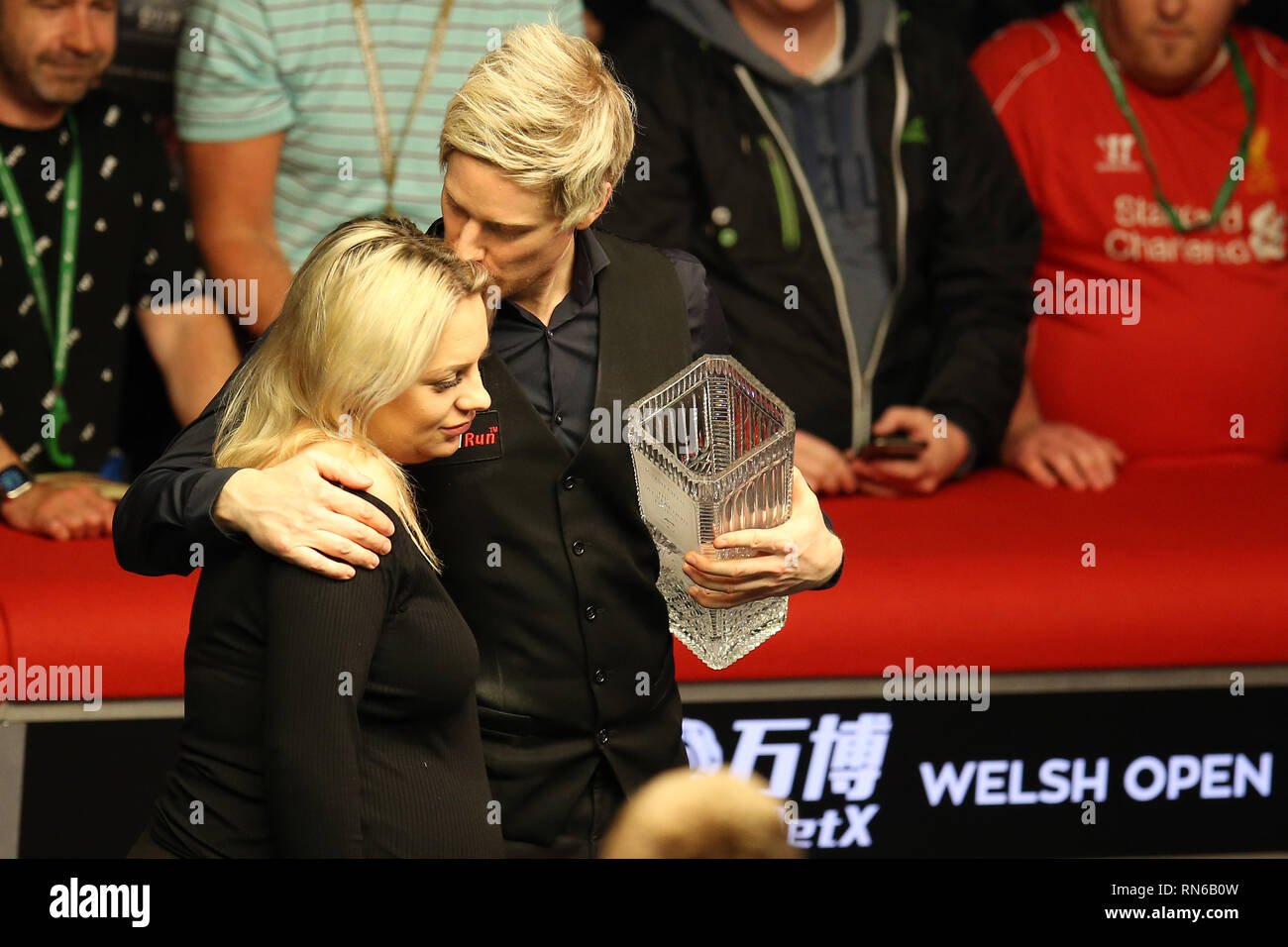 Cardiff, Großbritannien. 17 Feb, 2019. Neil Robertson von Australien ...