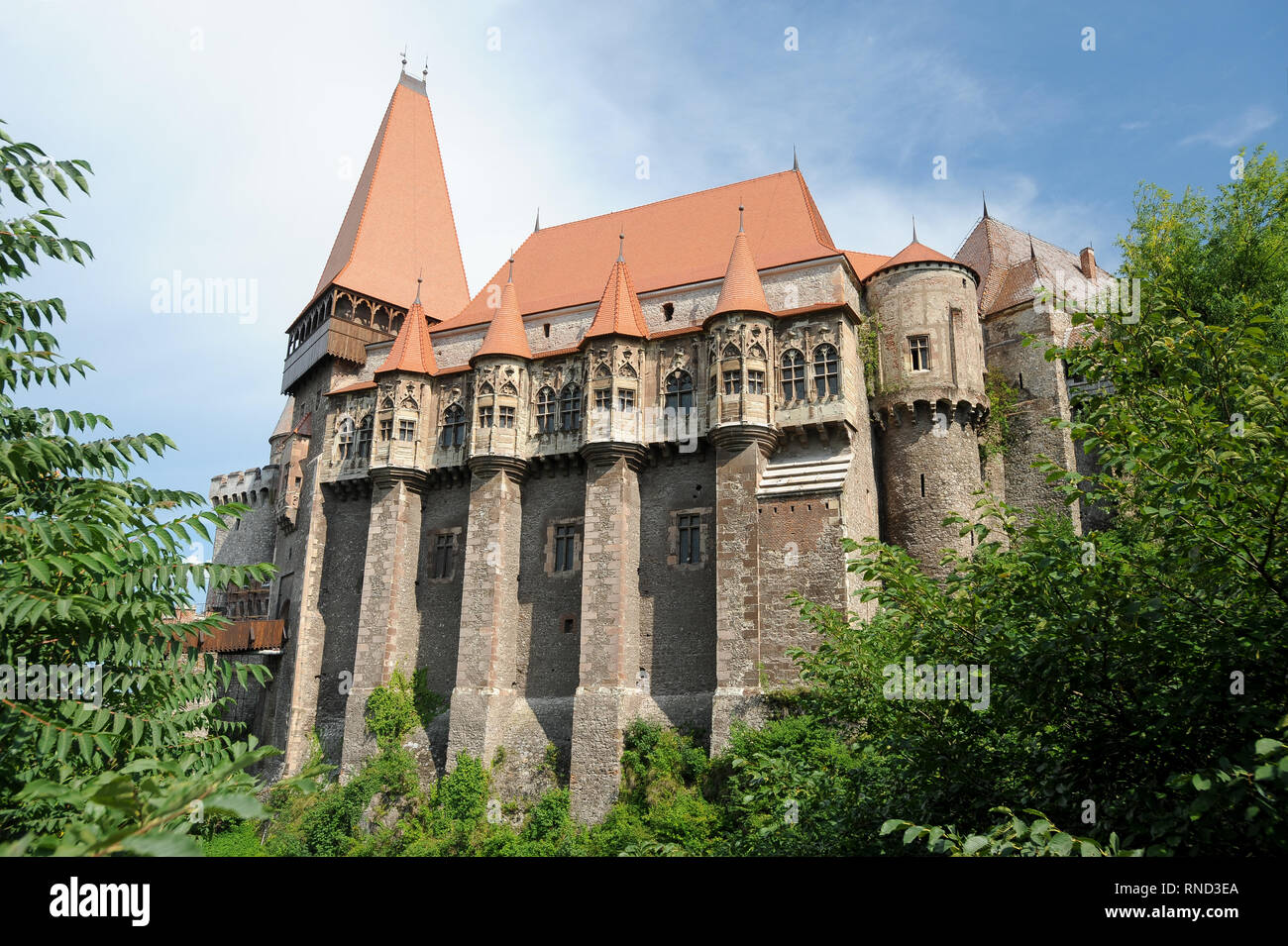 Gothic-Renaissance Castelul Corvinilor (Corvin Schloss) im XV Jahrhundert von János Hunyadi und ...