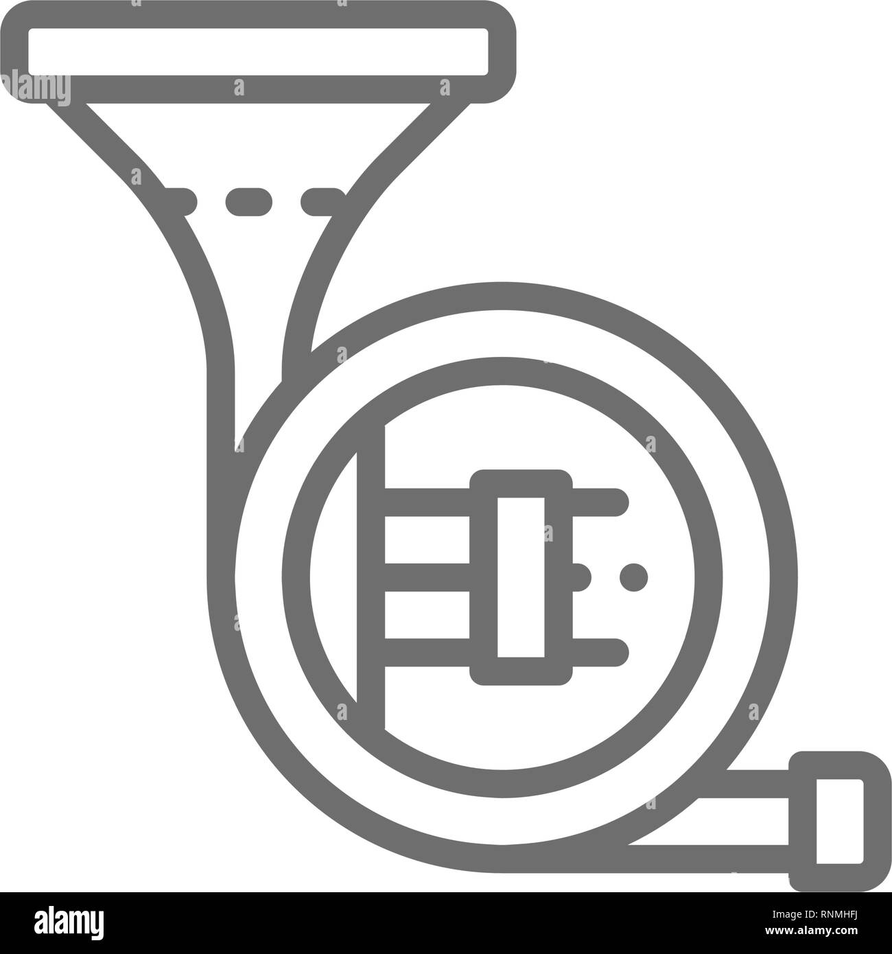 Tuba blasinstrument Schwarzweiß-Stockfotos und -bilder - Alamy