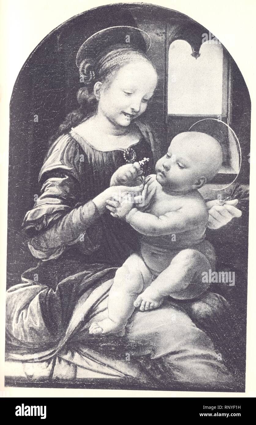 Benois Madonna Von Leonardo Da Vinci Stockfotos und -bilder Kaufen - Alamy