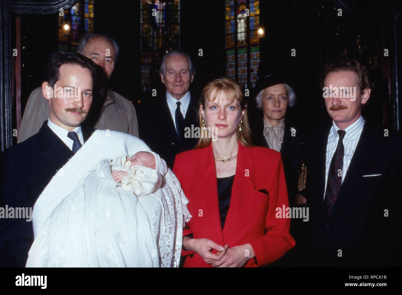 Rudolph Prinz von Croy mit Ehefrau Alexandra und dem Nachwuchs in ...