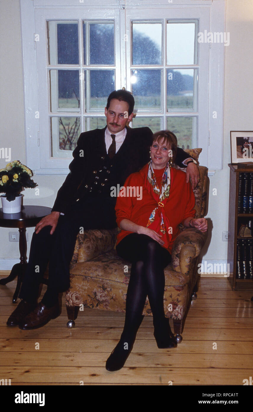 Rudolph Prinz von Croy mit Ehefrau Alexandra in Dülmen, Deutschland ...