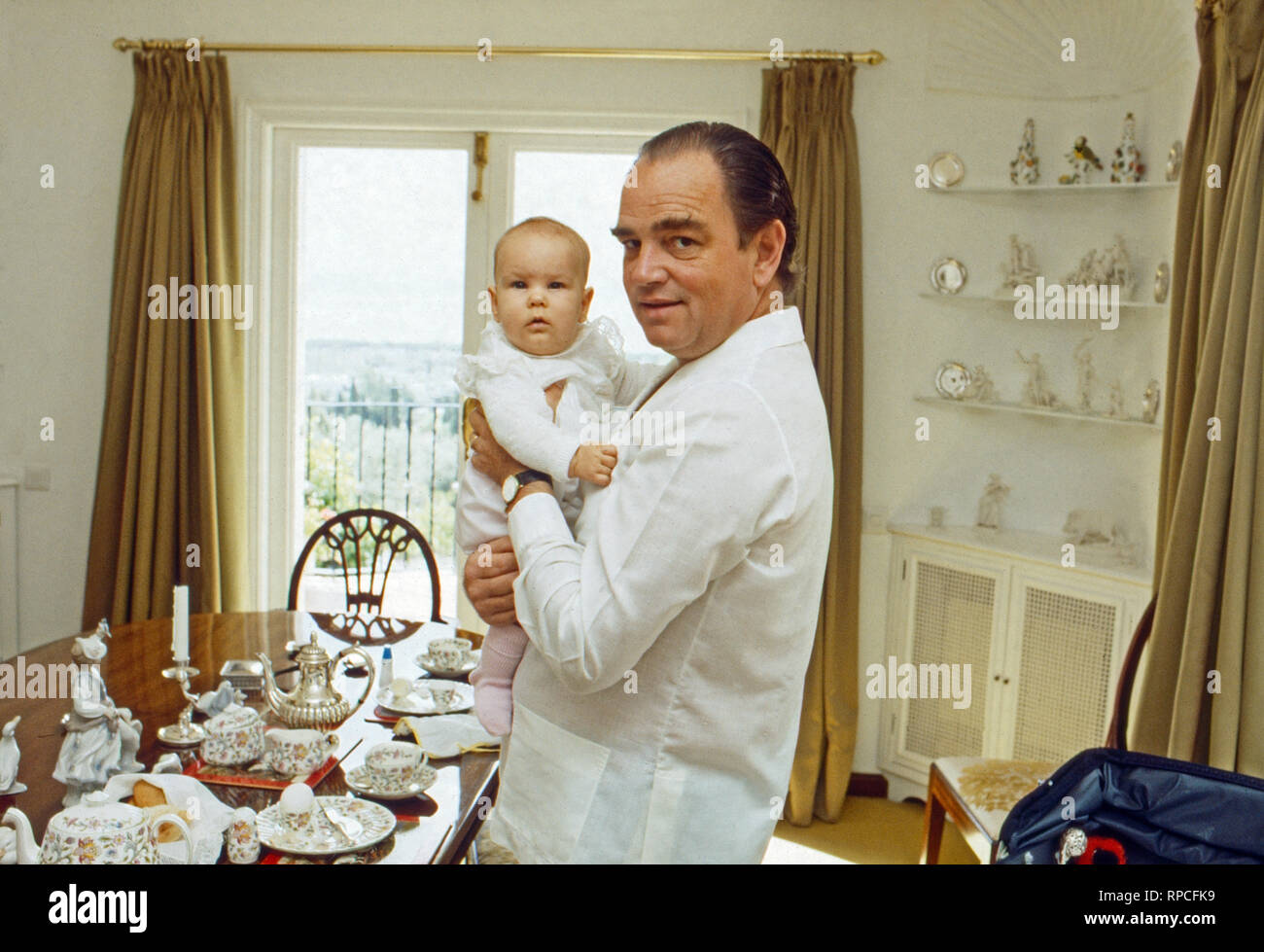 Rudolf Graf und Herrn von Schönburg Glauchau mit Tochter Sophie ...