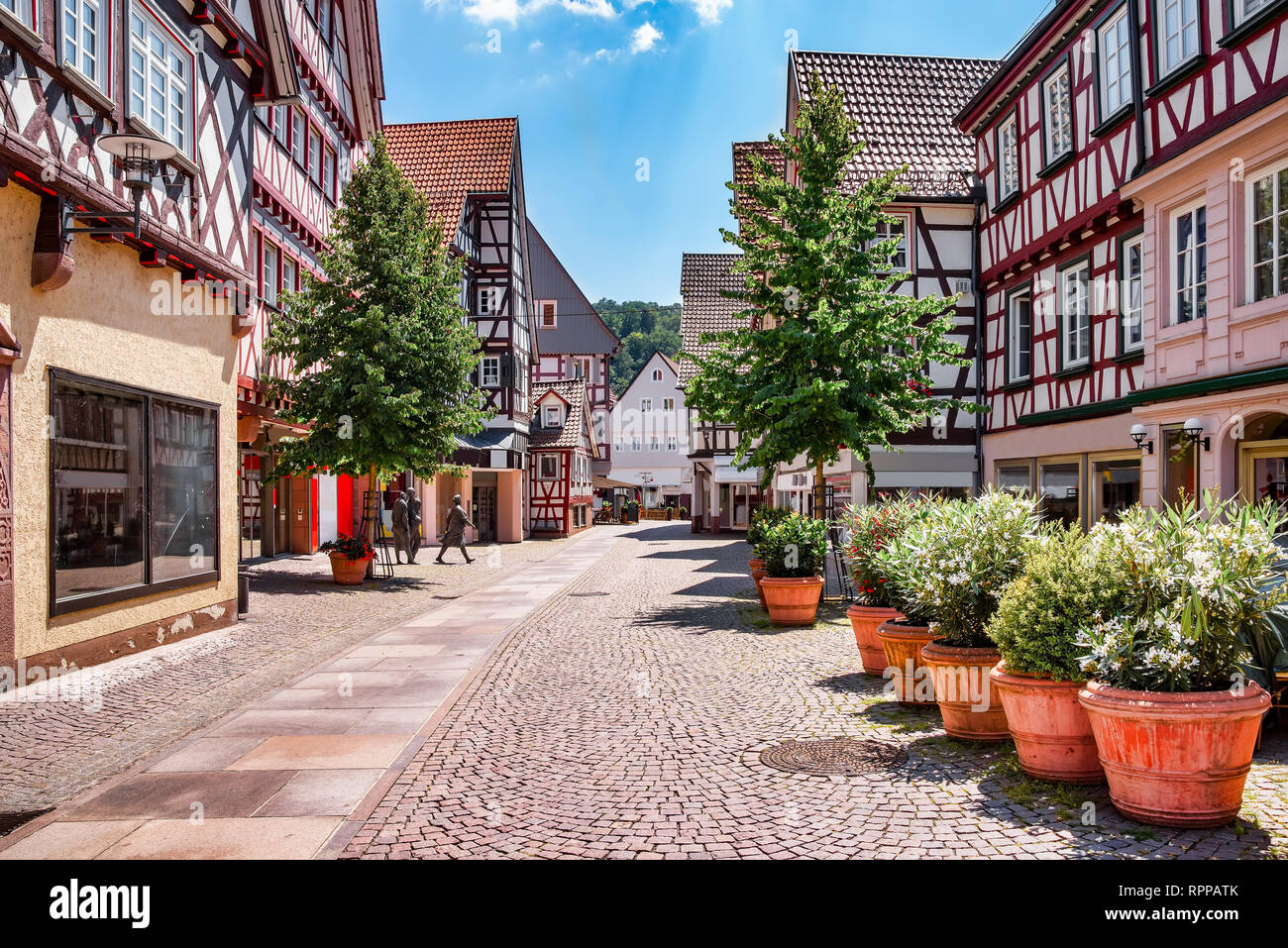 Alte Fachwerkhäuser in der Innenstadt von Calw im Schwarzwald alte ...