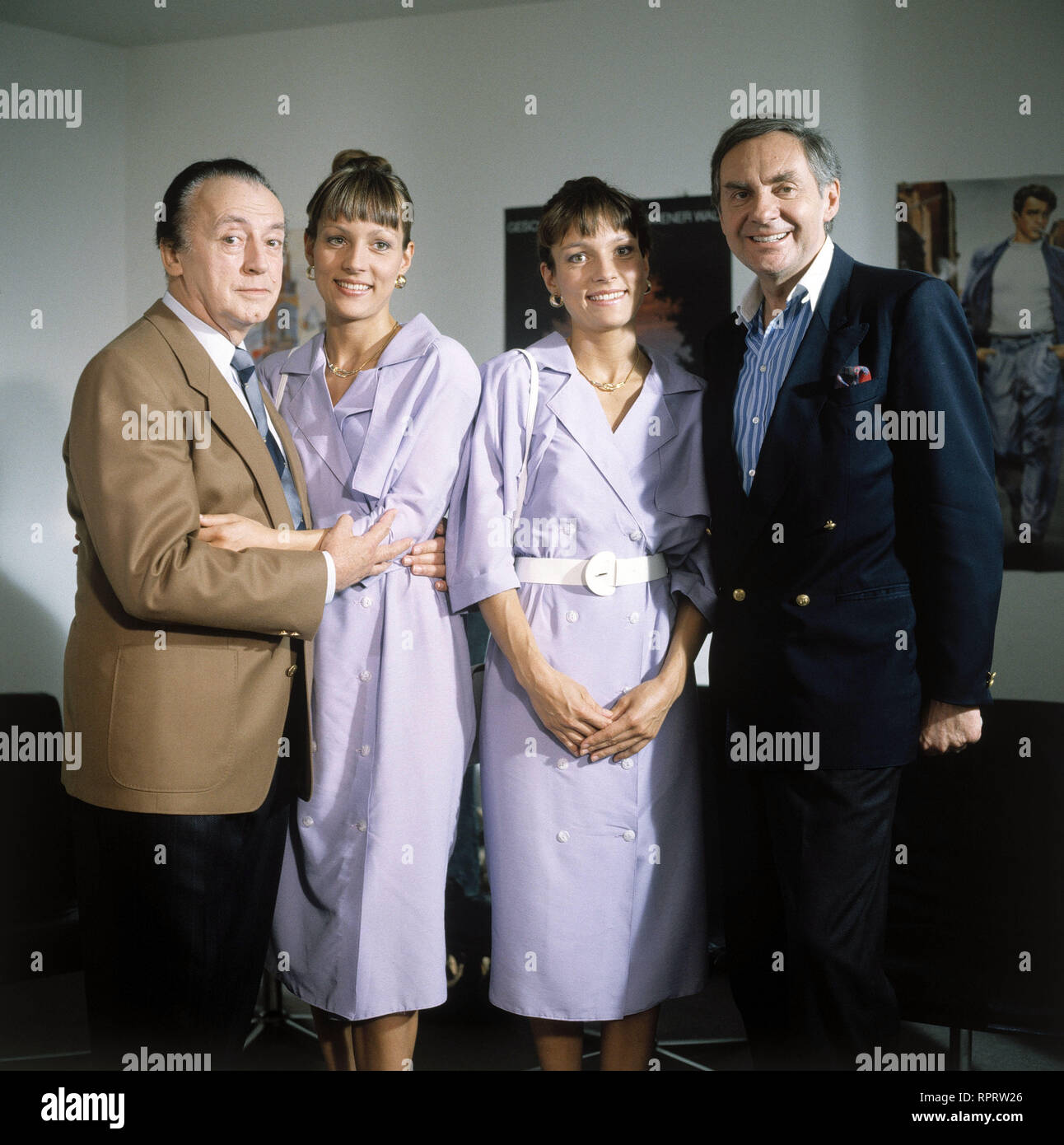 HARALD & EDDI/D 1990/Szene aus 'Die Zwillinge' mit Eddi Arent, SIMONE ...