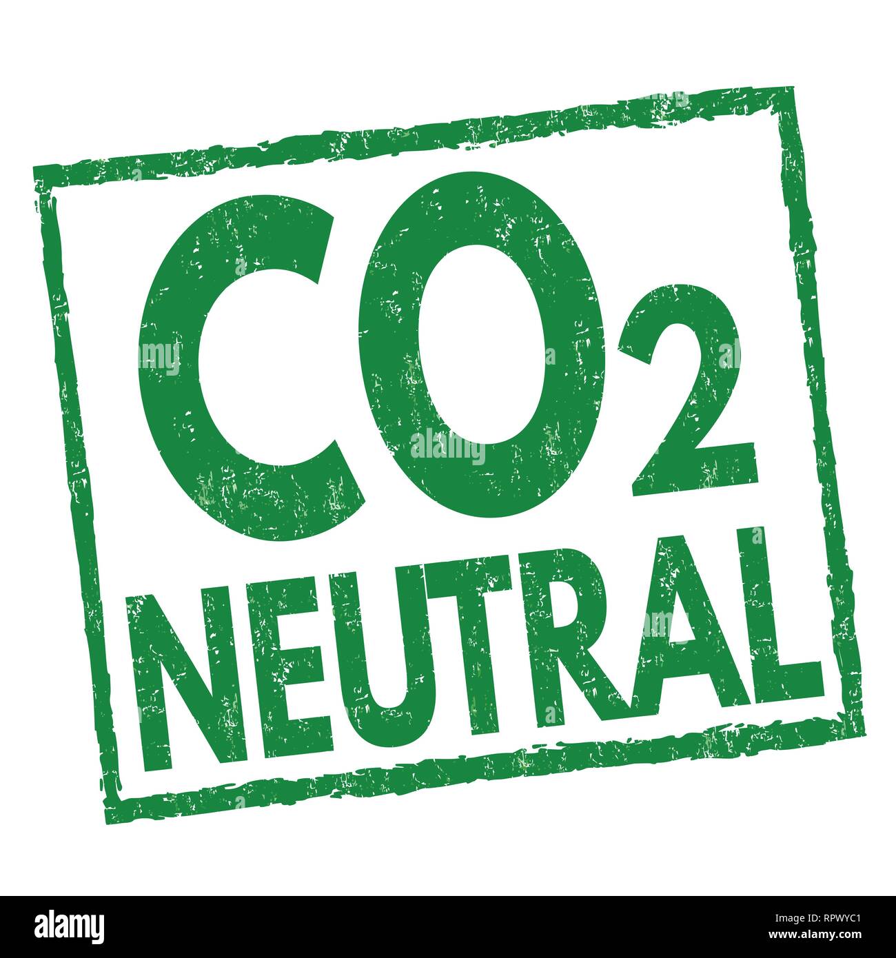 Co2 neutrales symbol Stock-Vektorgrafiken kaufen - Alamy