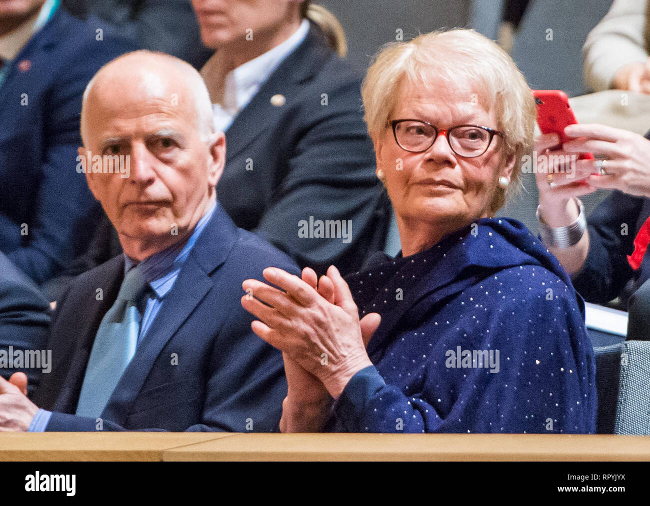 Hamburg, Deutschland. 23 Feb, 2019. Susanne Schmidt, Tochter des ...