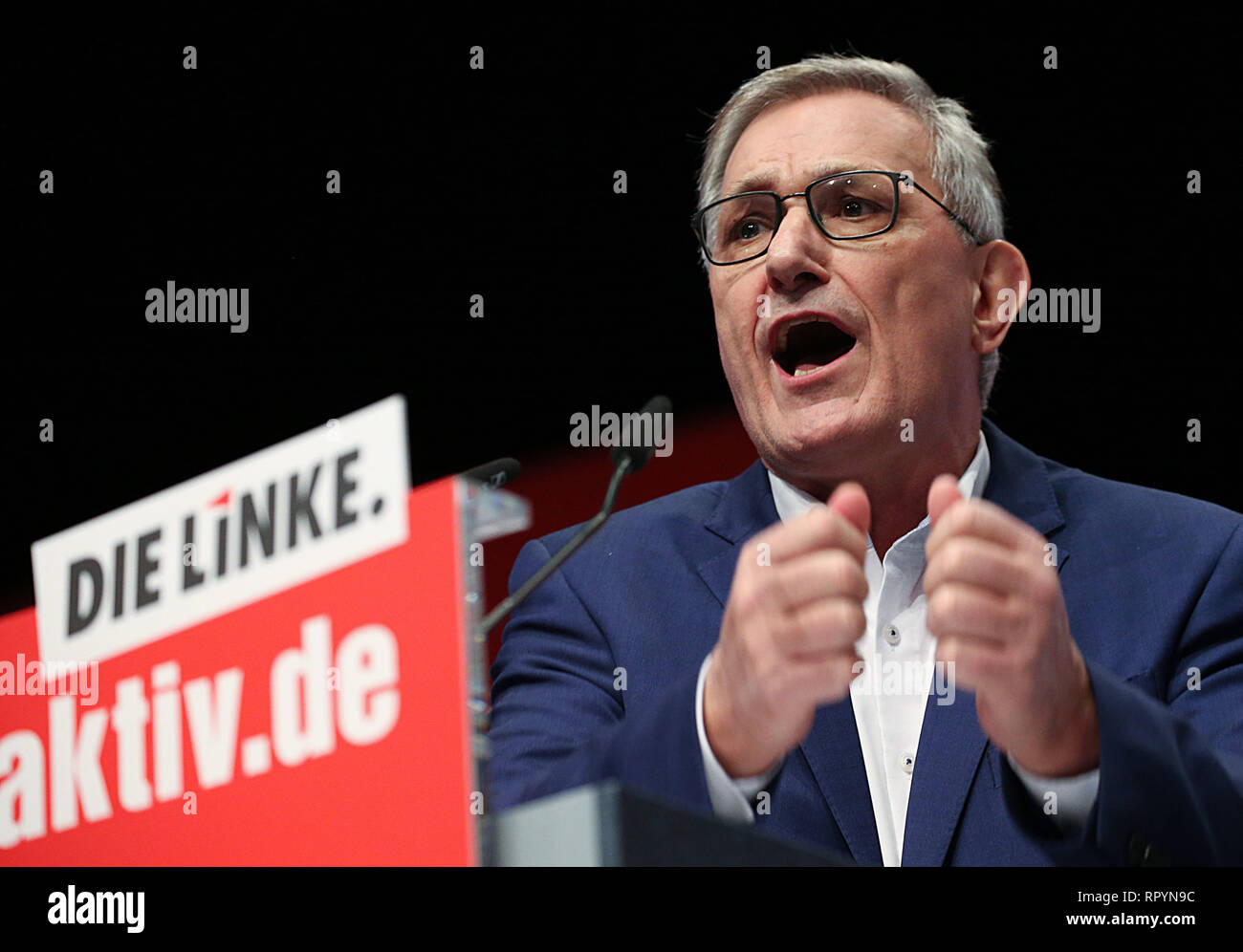 Bonn, Deutschland. 23 Feb, 2019. Bernd Riexinger, Vorsitzender der ...