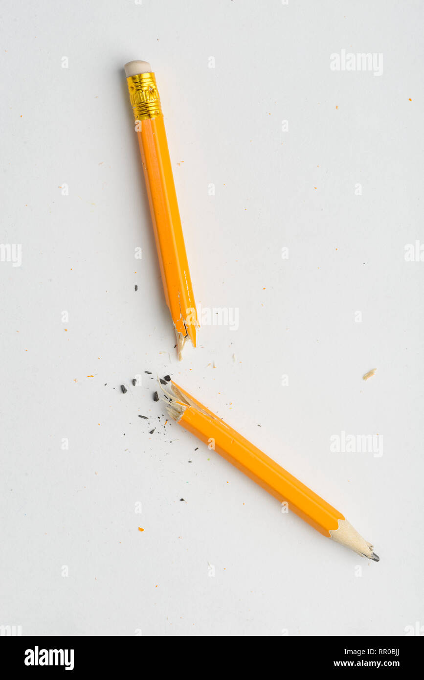 Broken Pencil Lead Stockfotos und -bilder Kaufen - Alamy