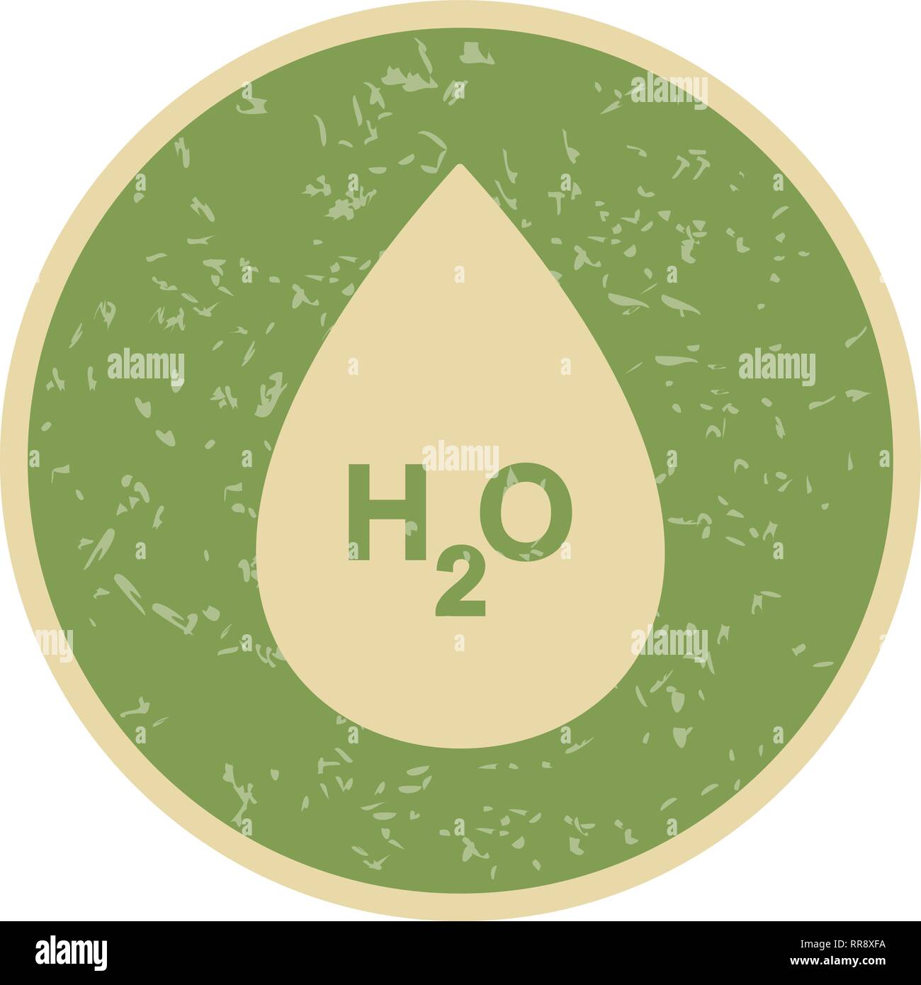 H2O Vektor Icon Zeichen Symbol Vektor Illustration für den privaten und ...