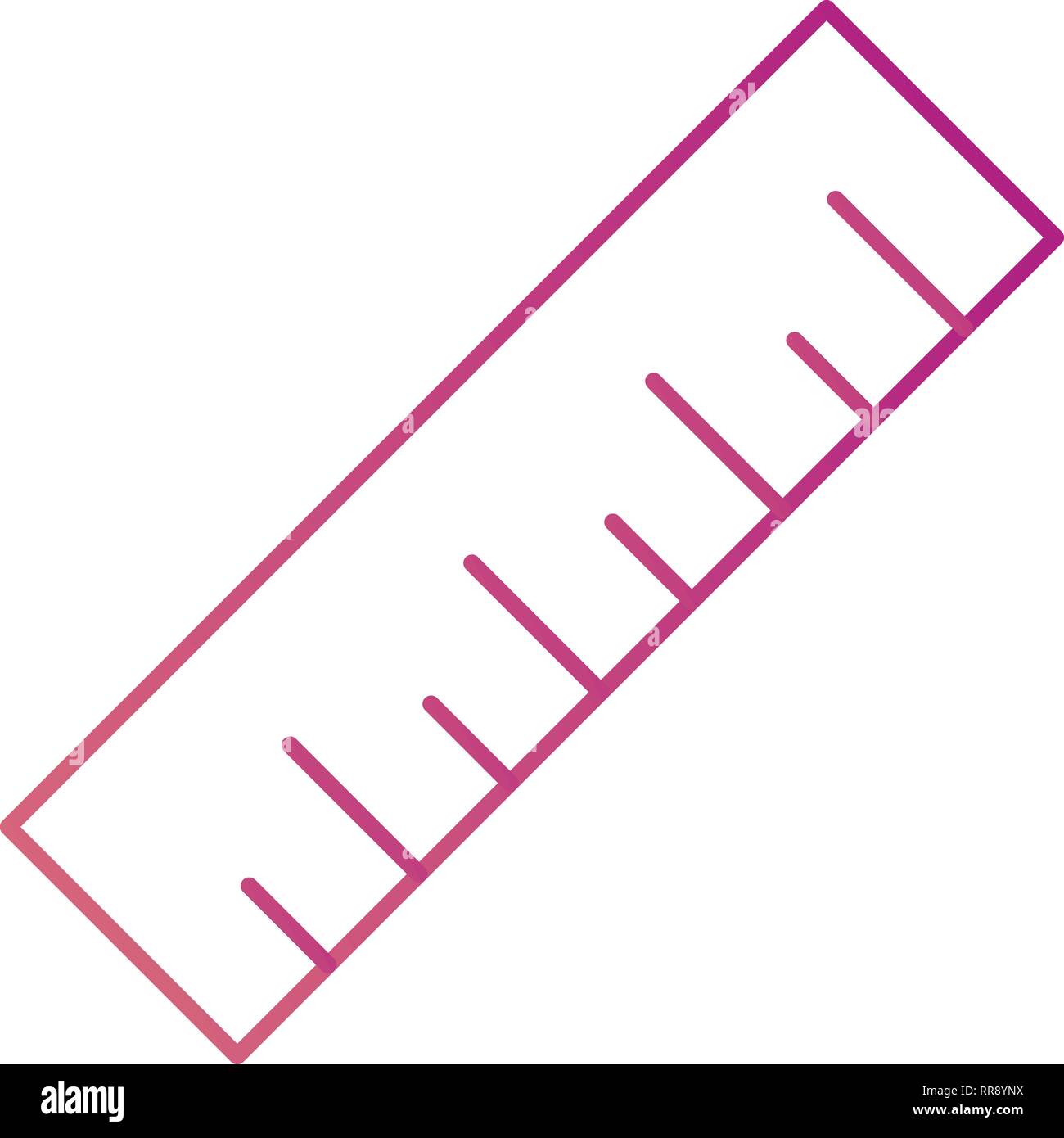 Maßstab Vektor Icon Zeichen Symbol Vektor Illustration für den privaten ...