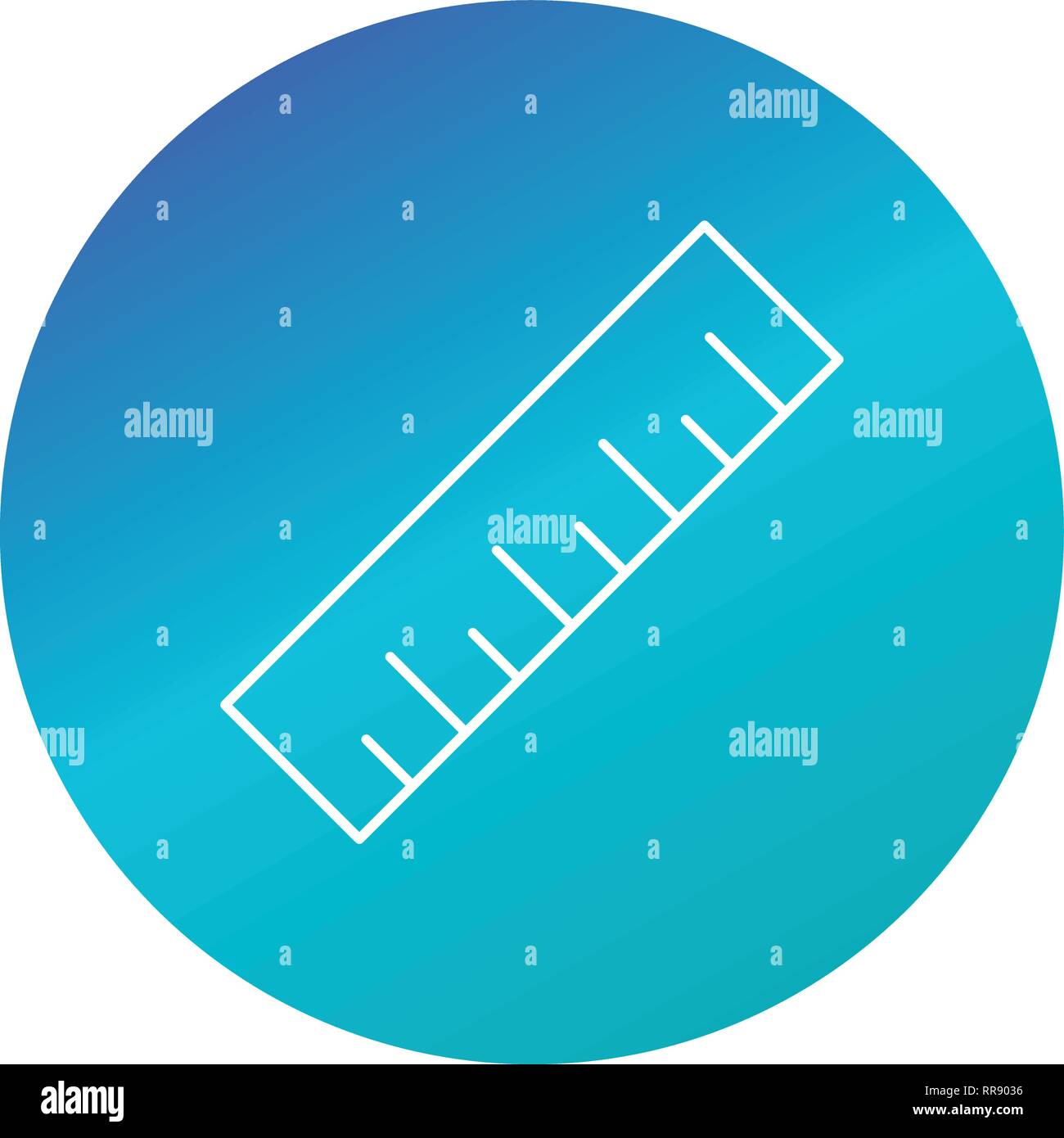 Maßstab Vektor Icon Zeichen Symbol Vektor Illustration für den privaten ...