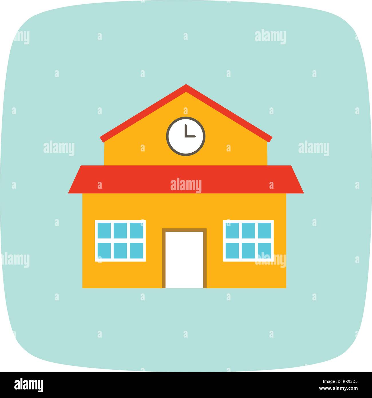 Schule Vektor Icon Zeichen Symbol Vektor Illustration für den privaten ...