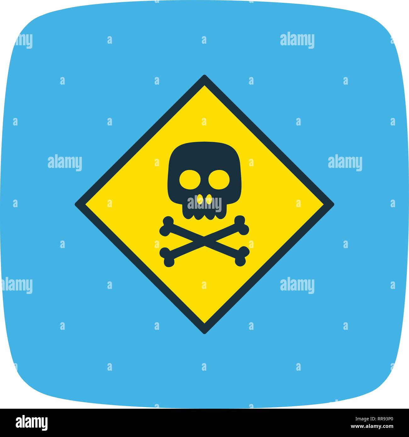 Giftige Vektor Icon Zeichen Symbol Vektor Illustration für den privaten ...