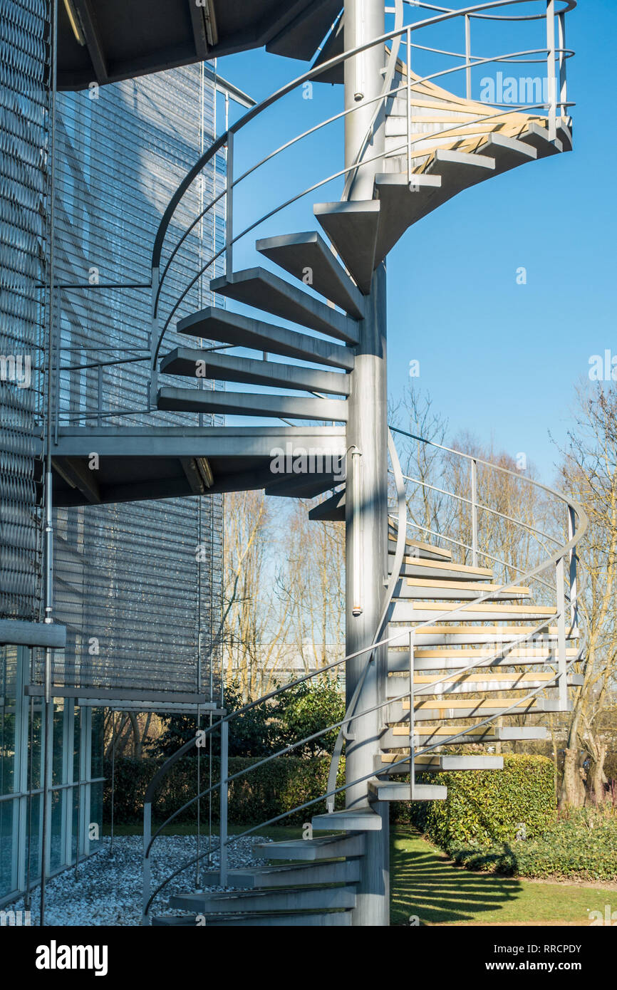 Eine Wendeltreppe aus Beton Stockfotografie - Alamy