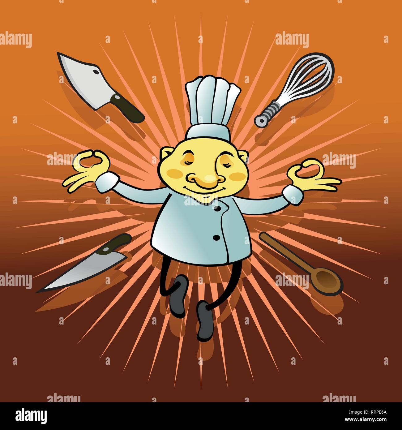 Koch cartoon -Fotos und -Bildmaterial in hoher Auflösung – Alamy