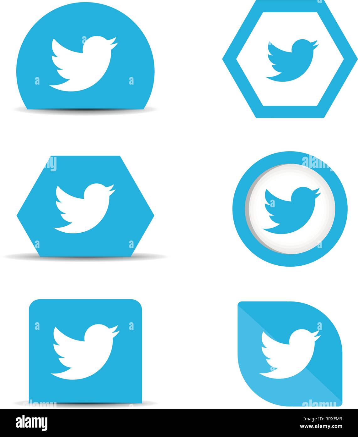 Twitter symbol Stock-Vektorgrafiken kaufen - Alamy