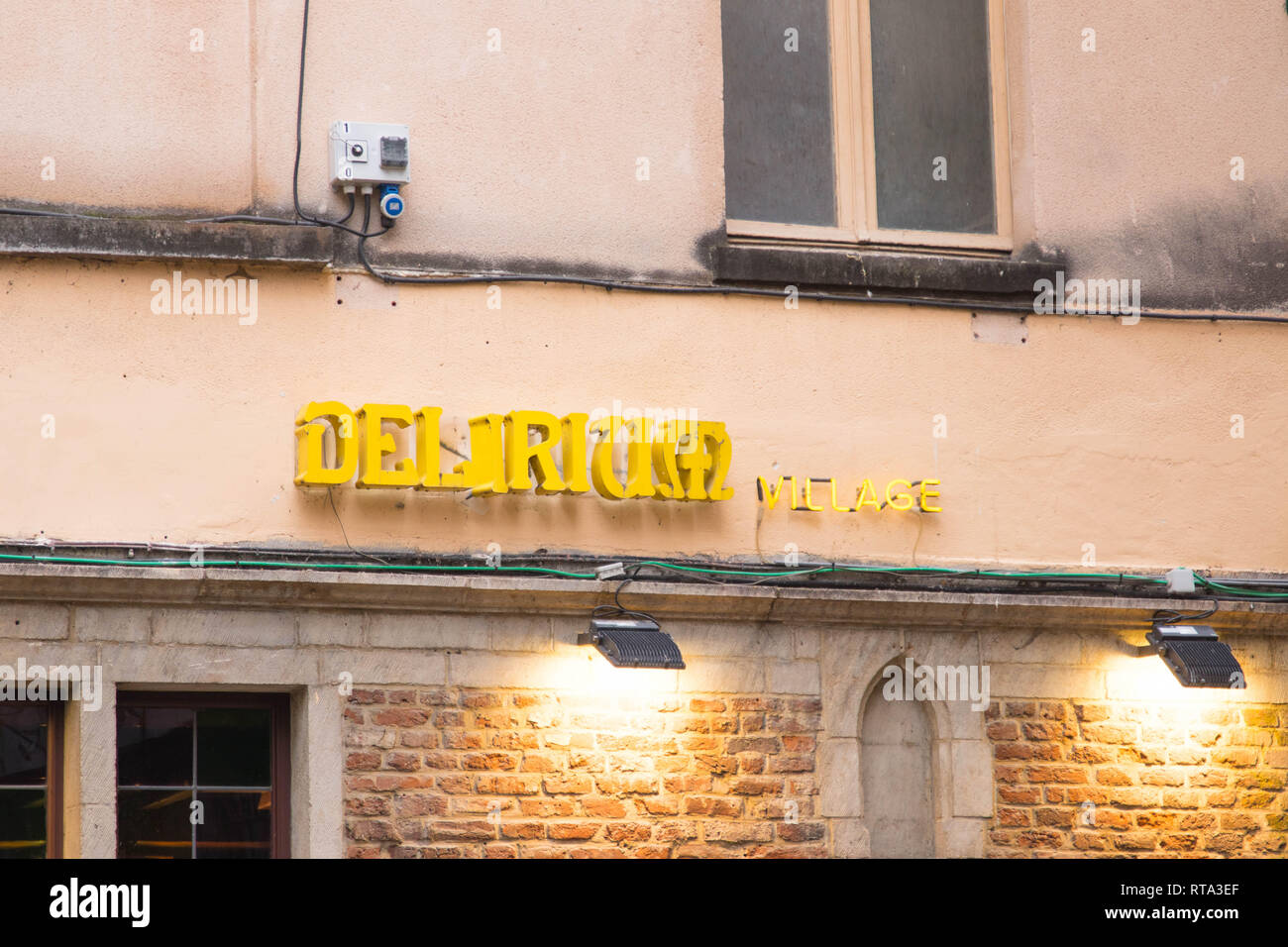 Brussels belgium delirium cafe -Fotos und -Bildmaterial in hoher ...