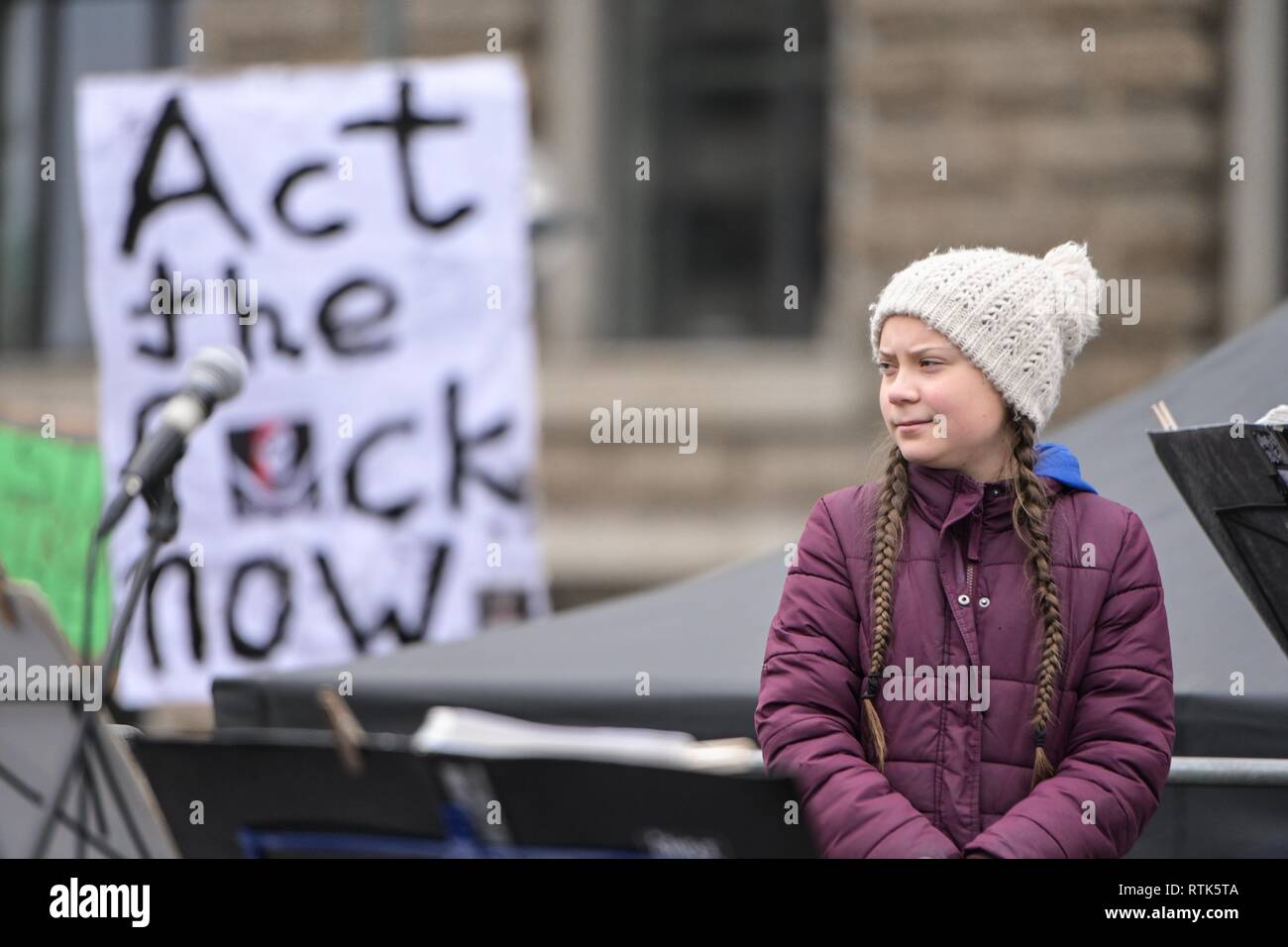 Greta thunberg 1 -Fotos und -Bildmaterial in hoher Auflösung – Alamy