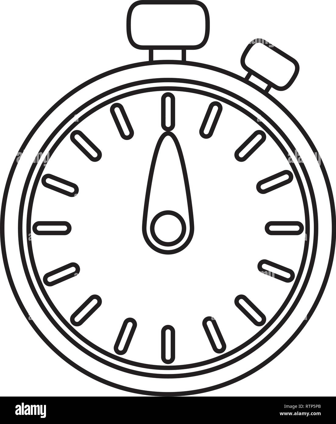 Zeit chronometer Cartoon Stock-Vektorgrafik - Alamy