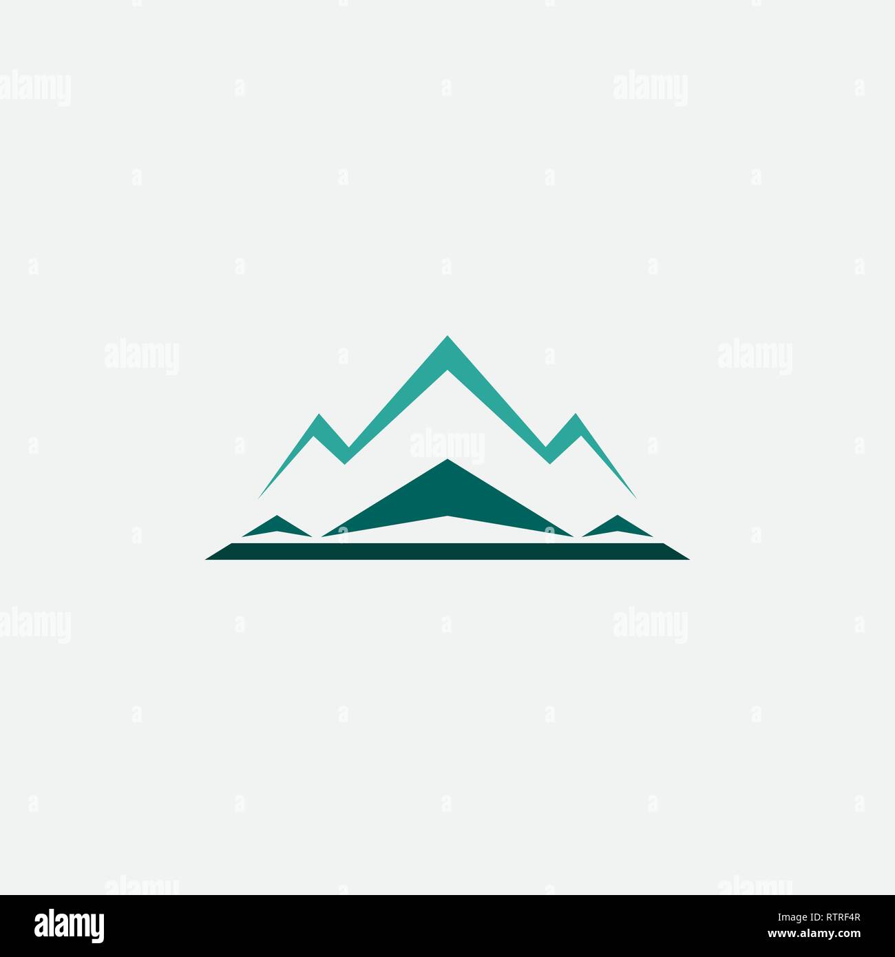 Mountain icon Stock-Vektorgrafiken kaufen - Alamy