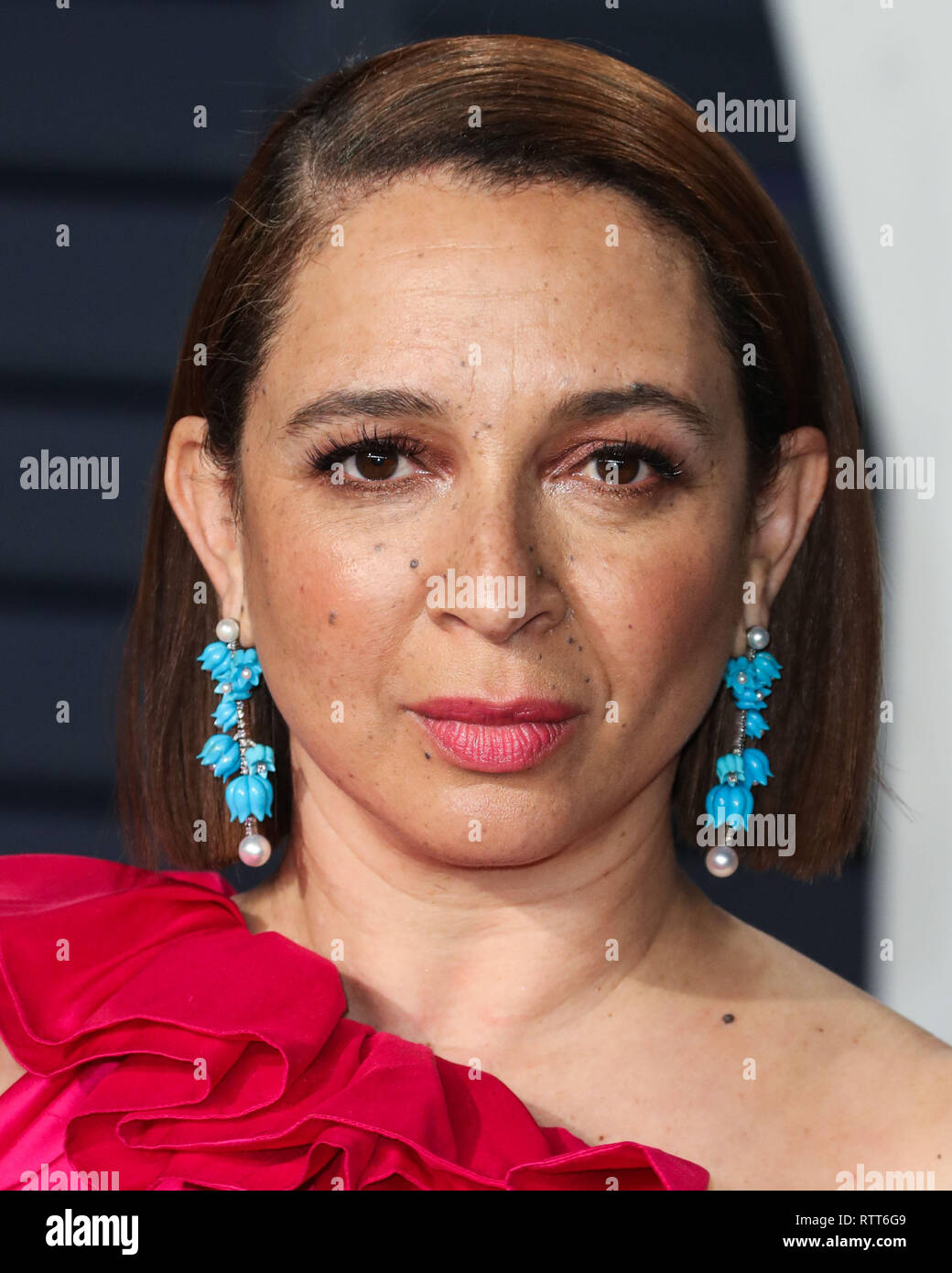 BEVERLY HILLS, Los Angeles, CA, USA - 24. Februar: Schauspielerin Maya ...