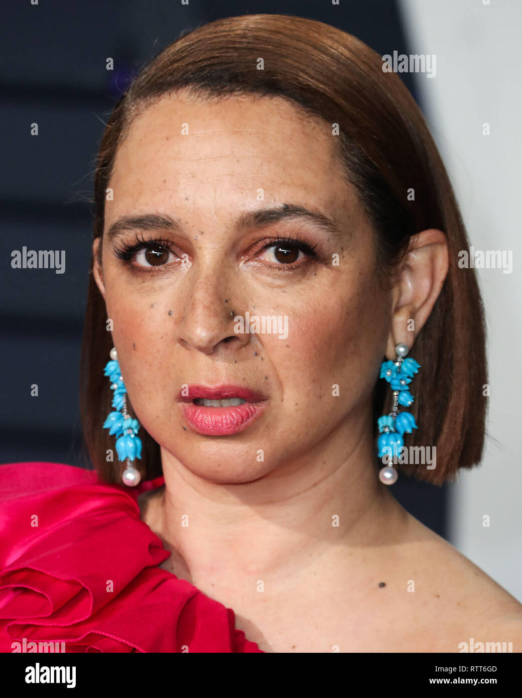 BEVERLY HILLS, Los Angeles, CA, USA - 24. Februar: Schauspielerin Maya ...