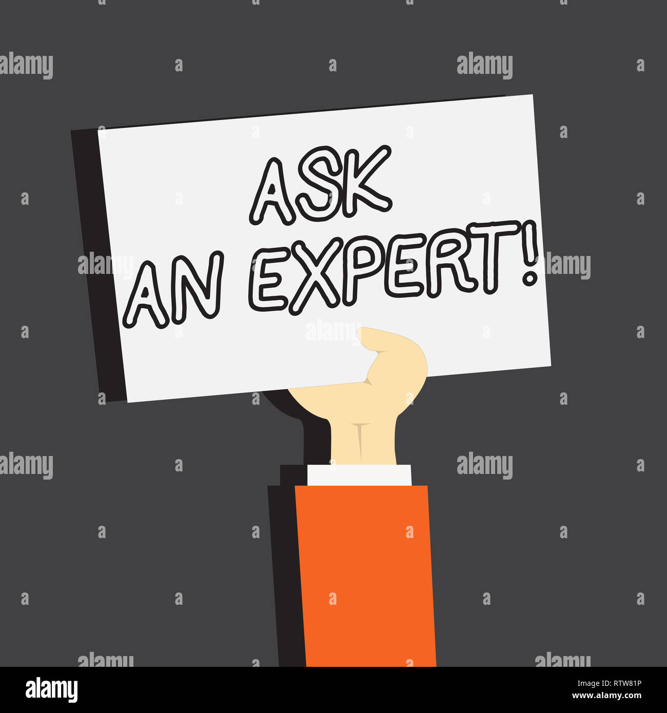 Konzeptionelle Hand schreiben, fragen Sie einen Experten. Business foto ... Konzeptionelle Hand schreiben, fragen Sie einen Experten. Business foto ...
