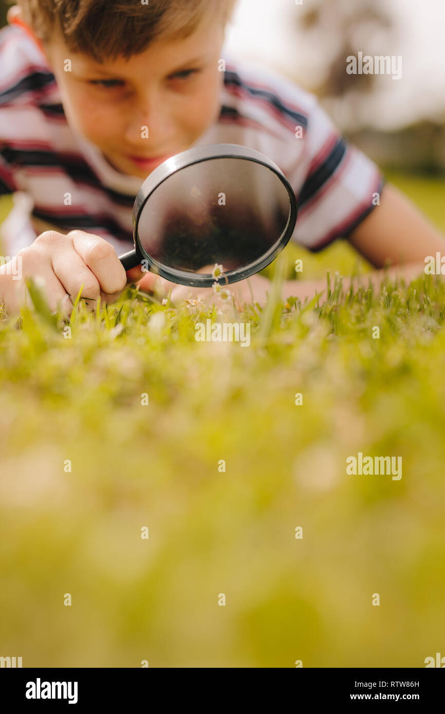 Kinder garten lupe -Fotos und -Bildmaterial in hoher Auflösung – Alamy