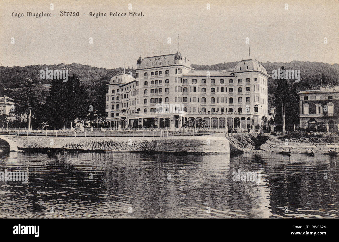 Regina Palast Hotel Stresa See Maggiore Italien Stockfotos und -bilder ...