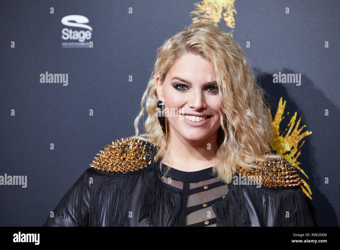 Hamburg, Deutschland. 03 Mär, 2019. Angelina Kirsch, Curvy Modell ...