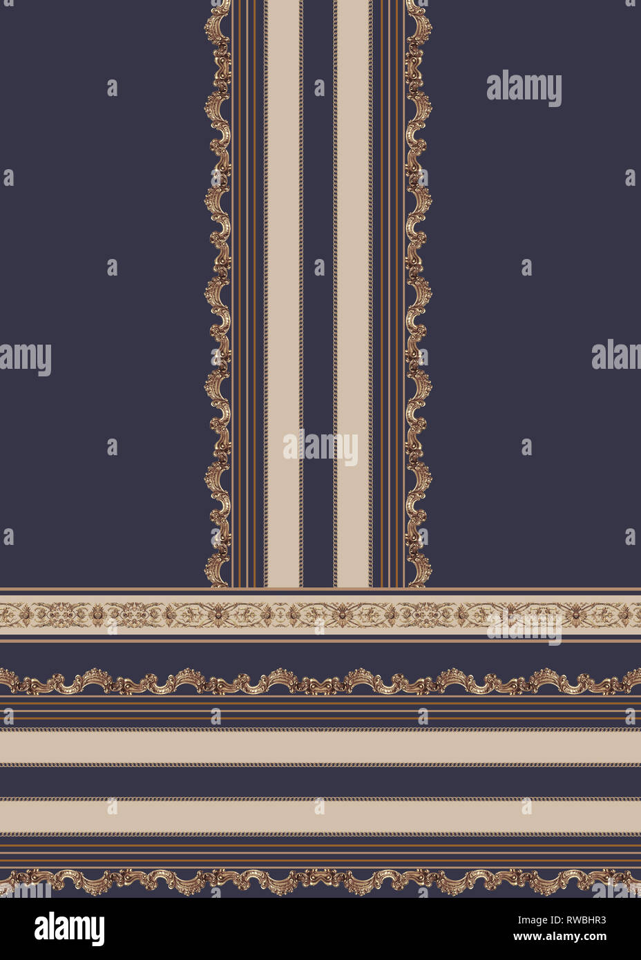 Barockes design mit gold -Fotos und -Bildmaterial in hoher Auflösung ...