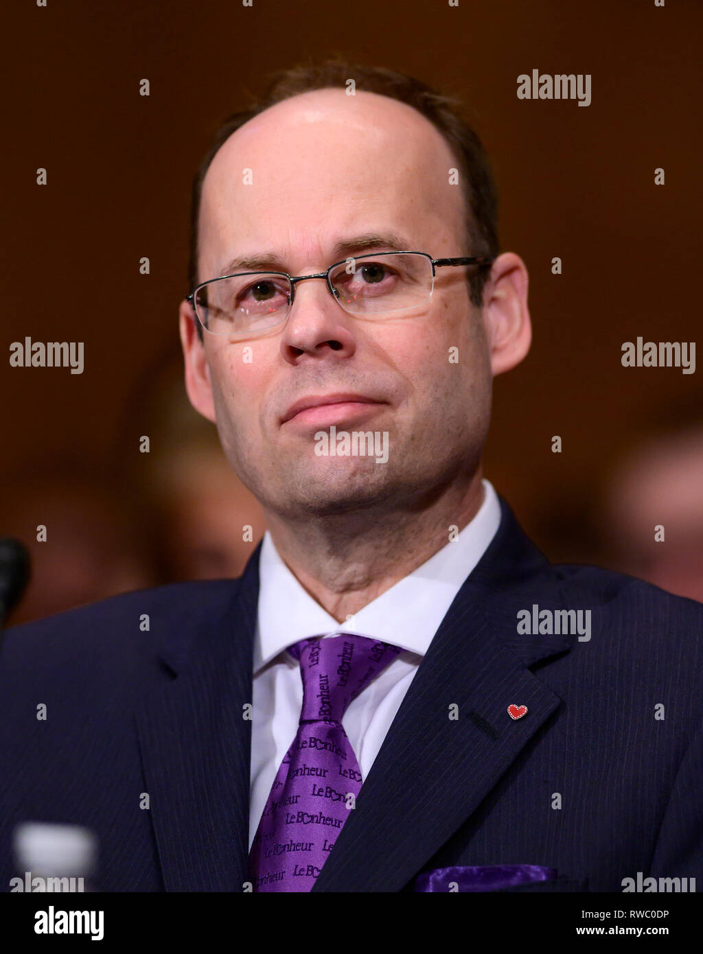 Washington, Vereinigte Staaten von Amerika. 05 Mär, 2019. Jonathan A ...