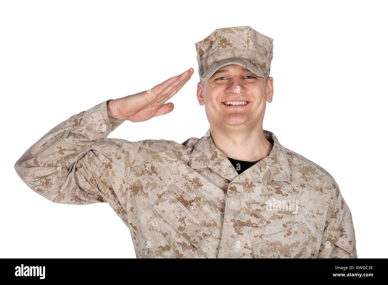American soldier salute -Fotos und -Bildmaterial in hoher Auflösung – Alamy