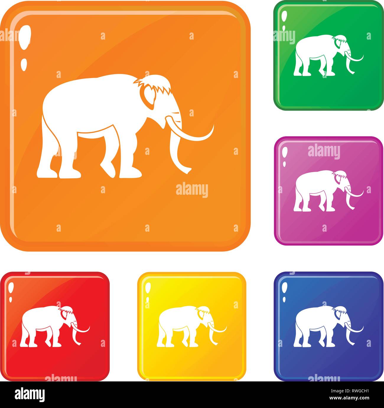Mythischer elefant Stock-Vektorgrafiken kaufen - Alamy