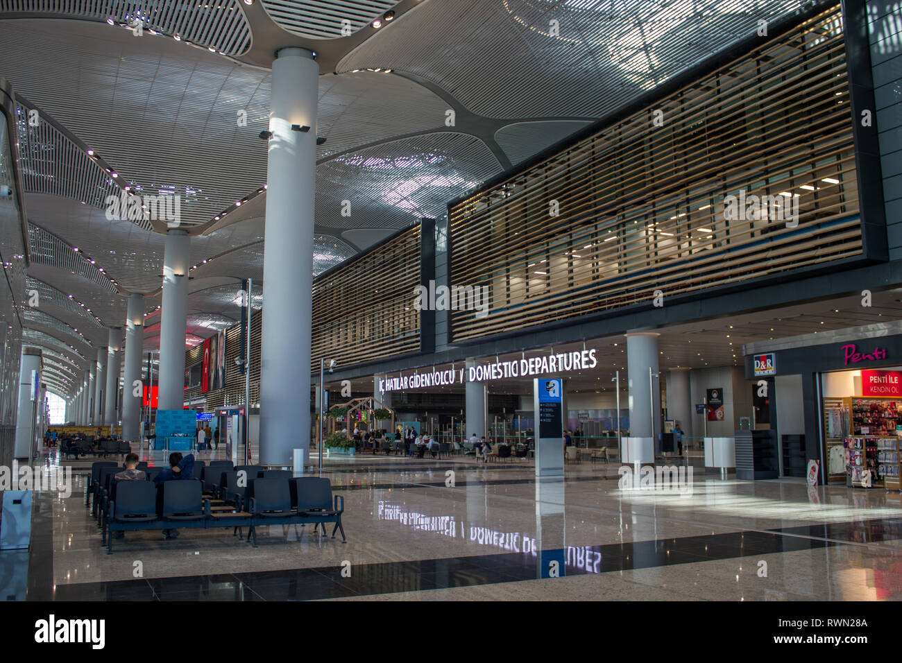 Neue Istanbul International Airport Terminal, Istanbul dritten ...