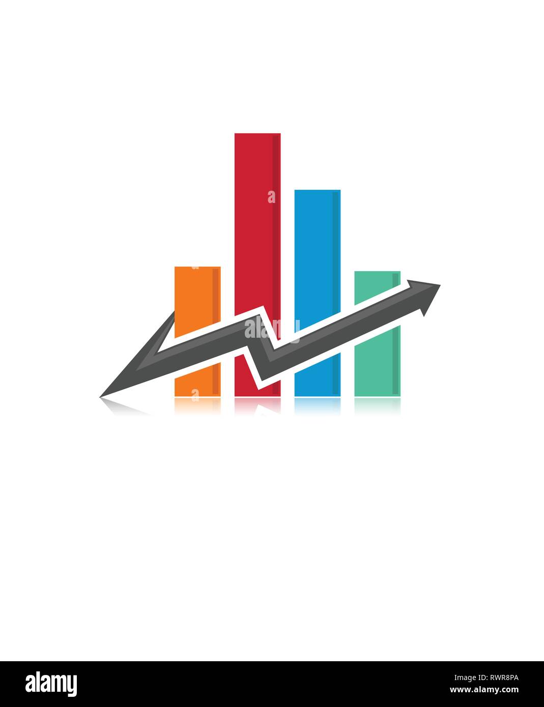 Wirtschaft Finanzen logo template-Vektor Konzept Abbildung ...