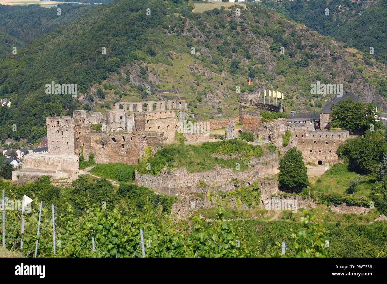 Burg Rheinfels bei St. Goar, UNESCO Weltkulturerbe Oberes ...
