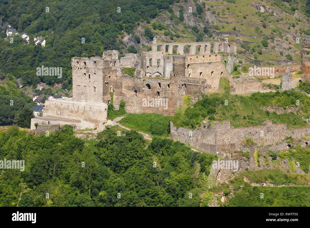 Burg Rheinfels bei St. Goar, UNESCO Weltkulturerbe Oberes ...