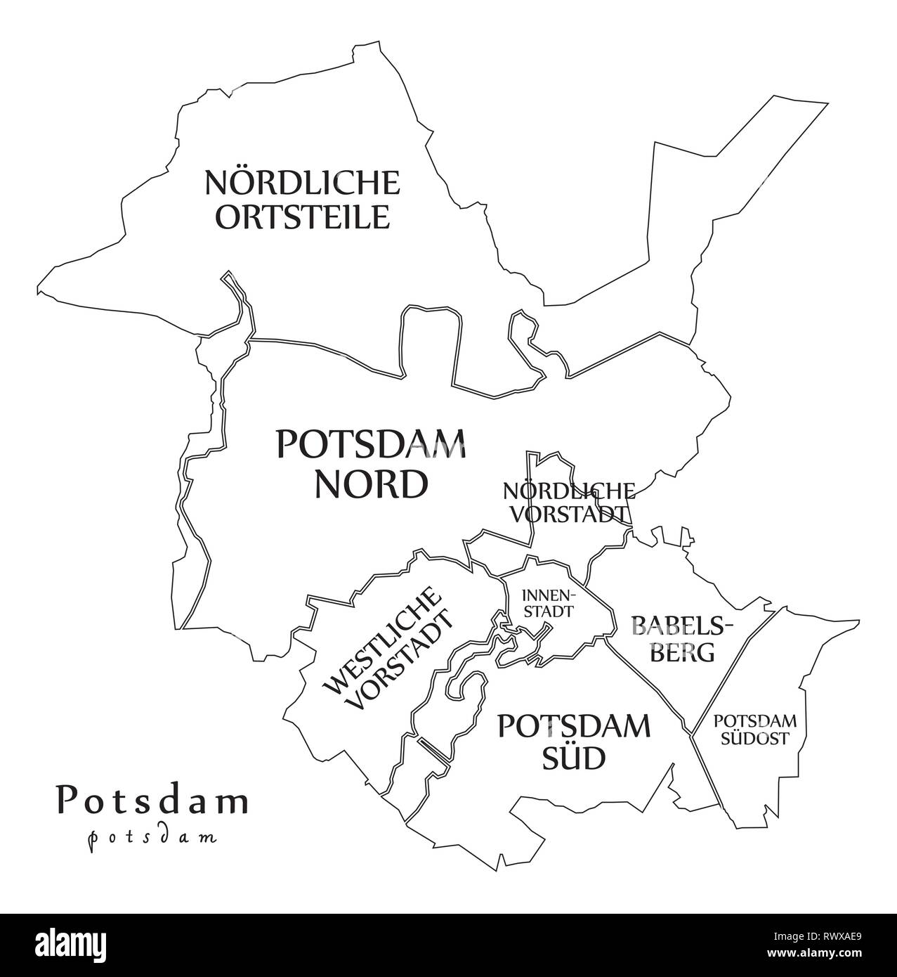 Potsdam vektor vektoren -Fotos und -Bildmaterial in hoher Auflösung – Alamy