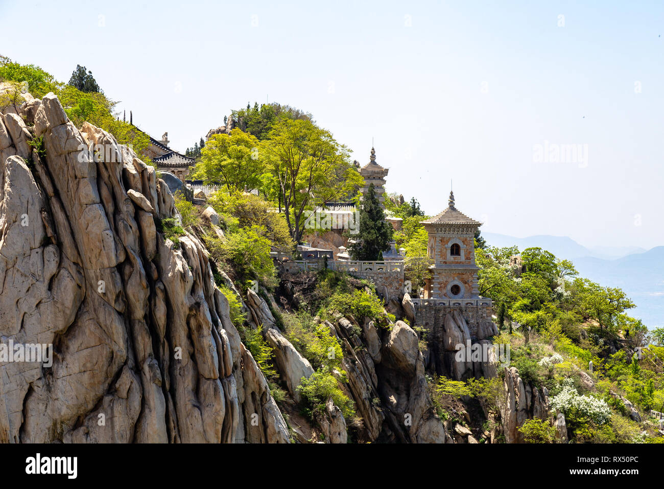 Sanhuang Basilika auf dem Gipfel des Songshan Berg, Dengfeng, Henan ...