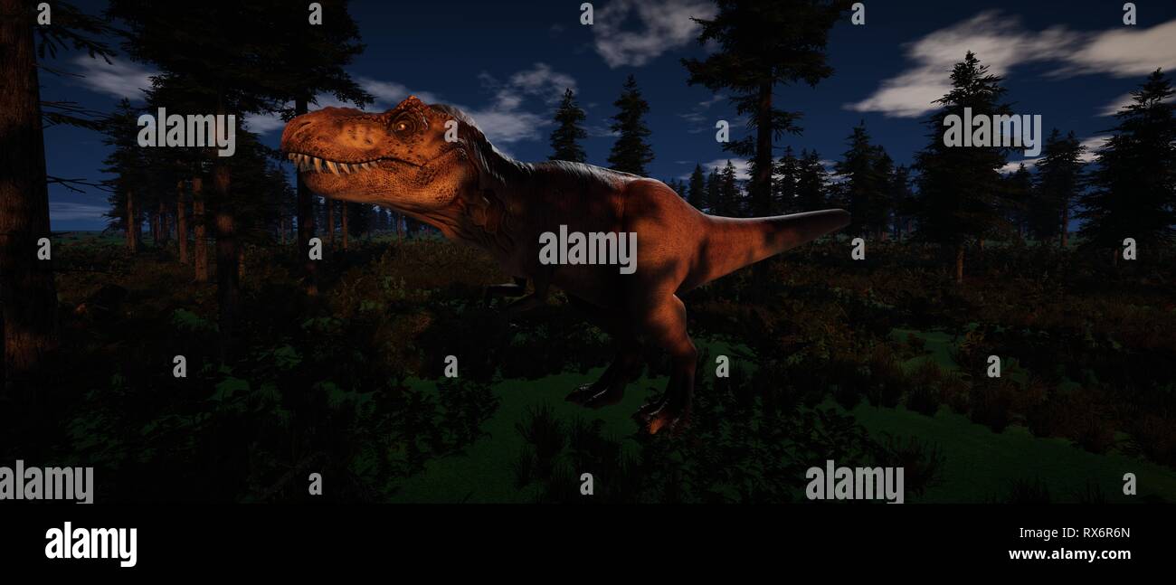 Extrem detaillierte und realistische High Resolution 3d imageof ein T ...