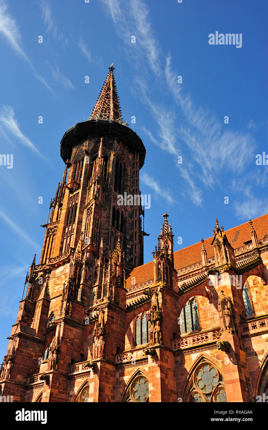 Das Freiburger Münster, Altstadt, Freiburg, Baden-Württemberg ...