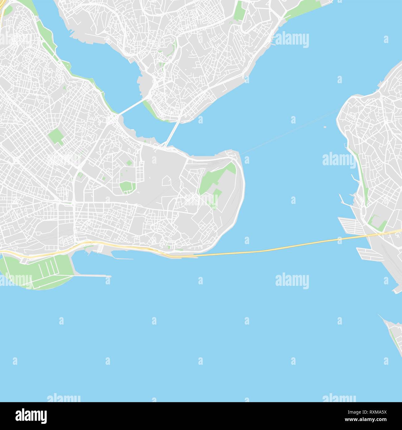 Istanbul strassenkarte stadtplan Stock-Vektorgrafiken kaufen - Alamy