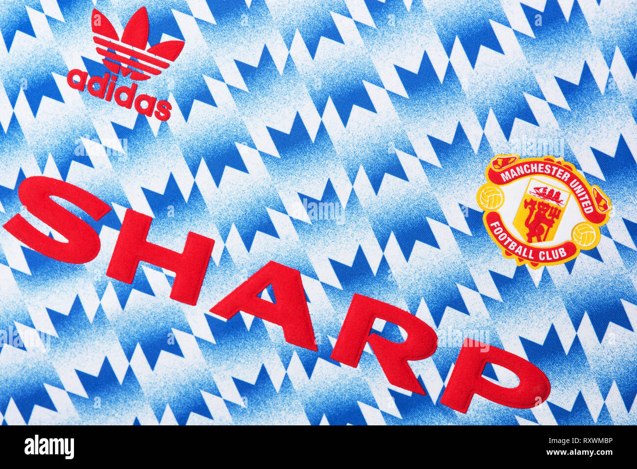 Retro manchester united logo -Fotos und -Bildmaterial in hoher ...